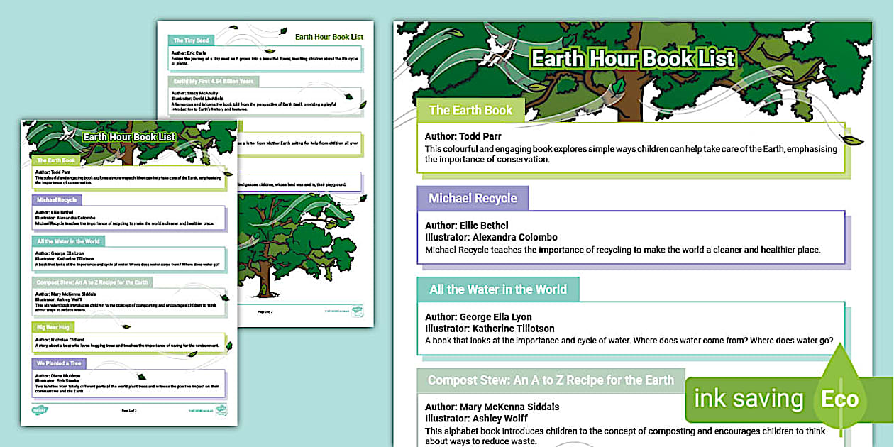 Earth Hour Book List