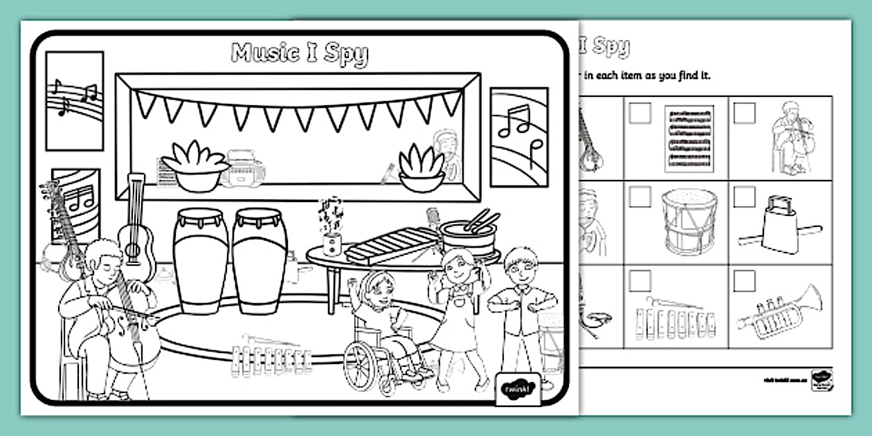 Music I Spy (teacher made) - Twinkl
