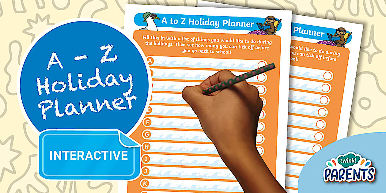 Summer Holiday Planner Template | Twinkl