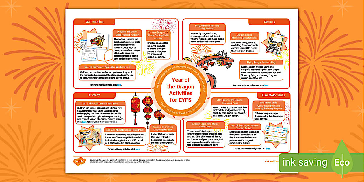 EYFS Year of the Dragon Activities | Twinkl (teacher made)