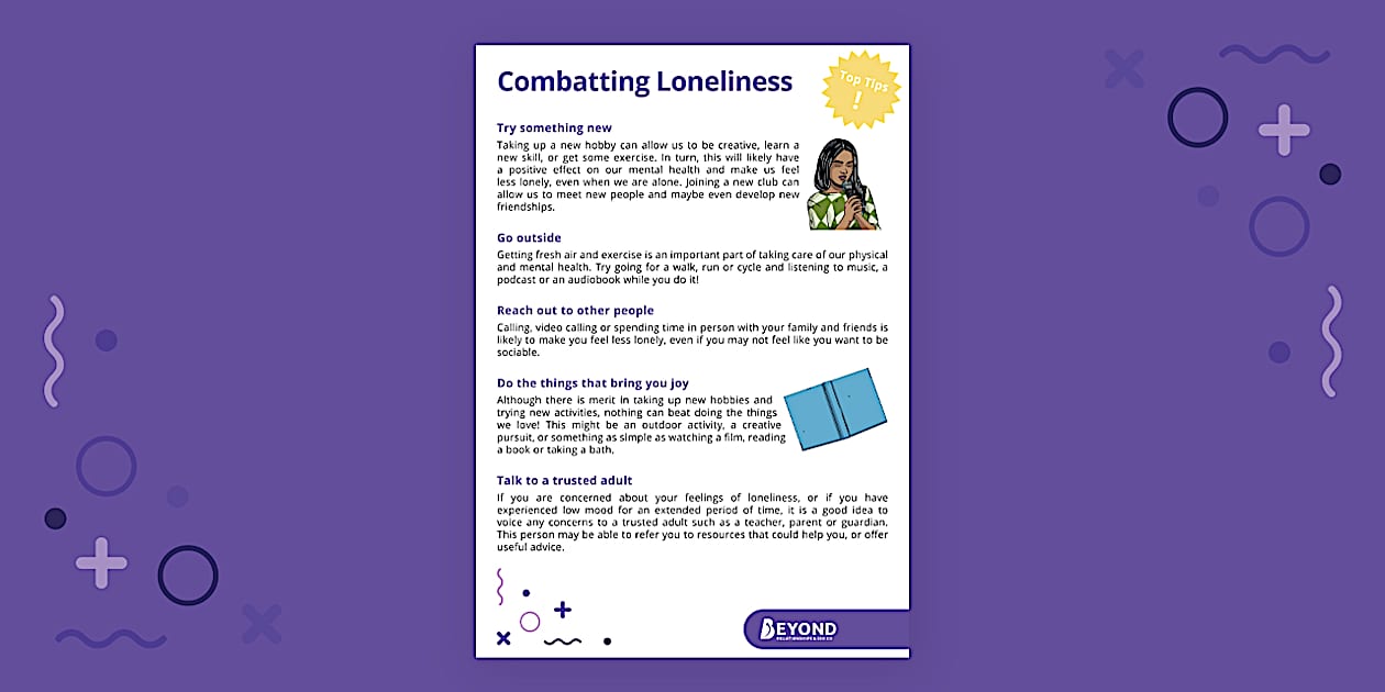 Top Tips to Reduce Loneliness | Display Resources | Beyond