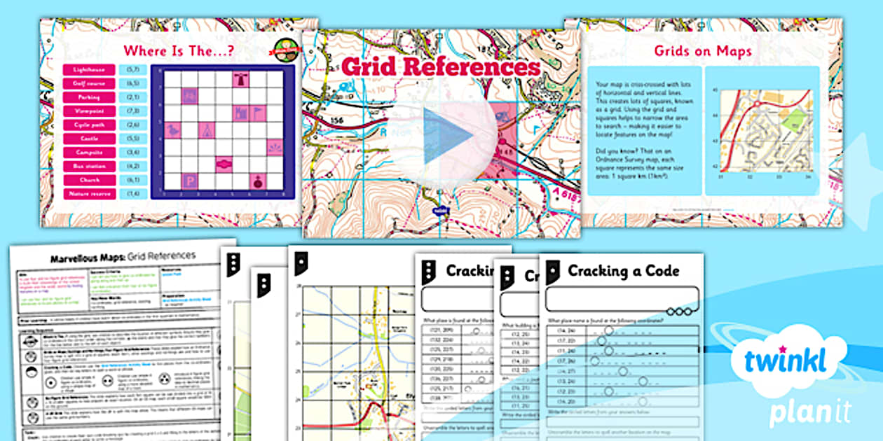 KS2 Grid References Lesson Plan 4 | Geography (teacher made)