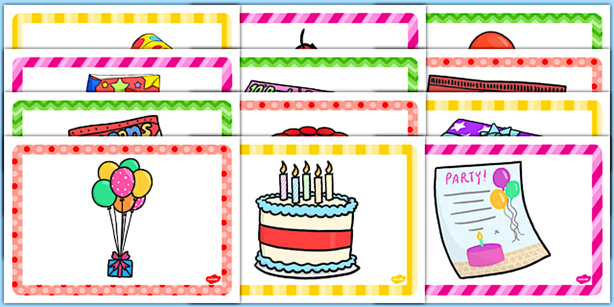 7th Birthday Party Place Mats (teacher made) - Twinkl