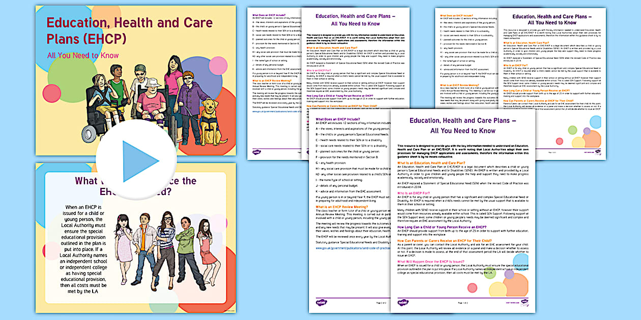 EHCP Info Pack | How to Get an EHCP and Care Plan Template