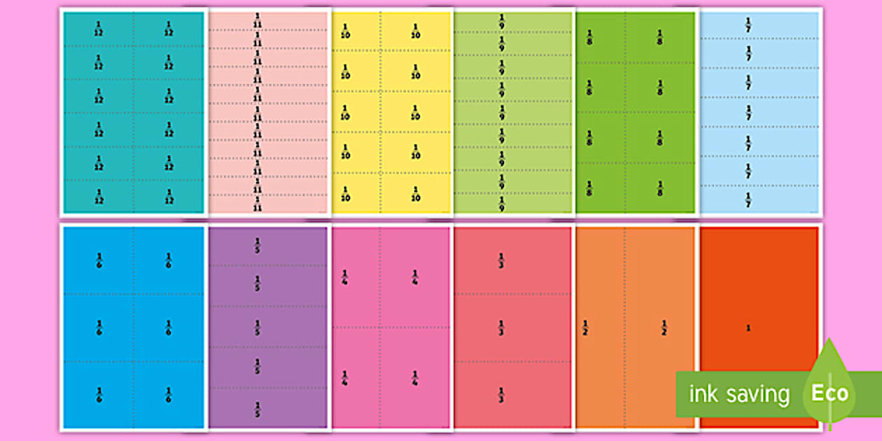 Fraction Rectangle Puzzles (teacher made) - Twinkl