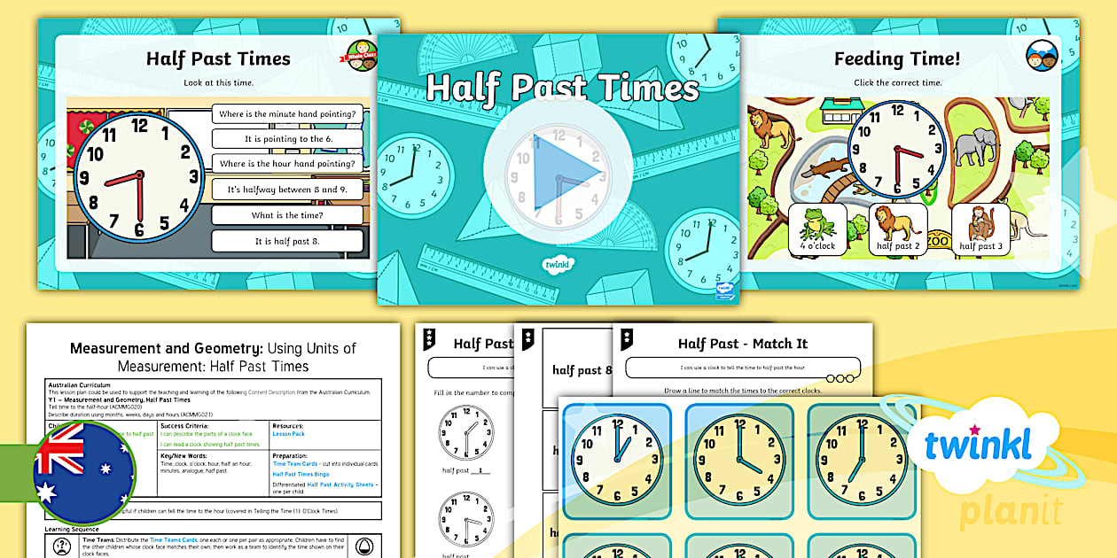 Year 1 Using Units of Measurement Telling the Time (2) Lesson