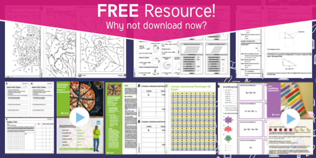 Free Year 6 To Year 7 Transition Activities For Maths