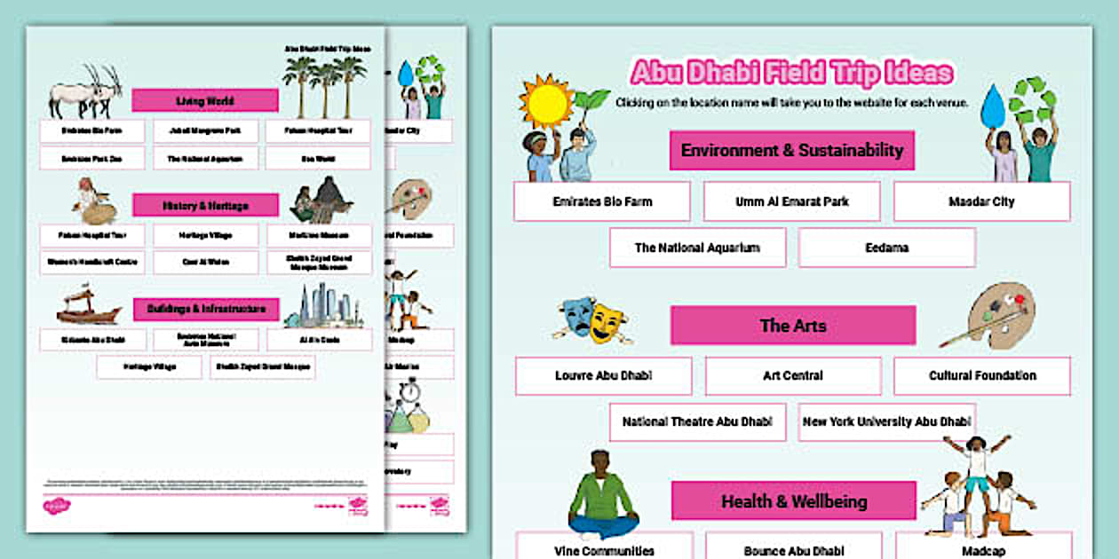 Abu Dhabi Field Trip Ideas - (UAE Teacher Resource)