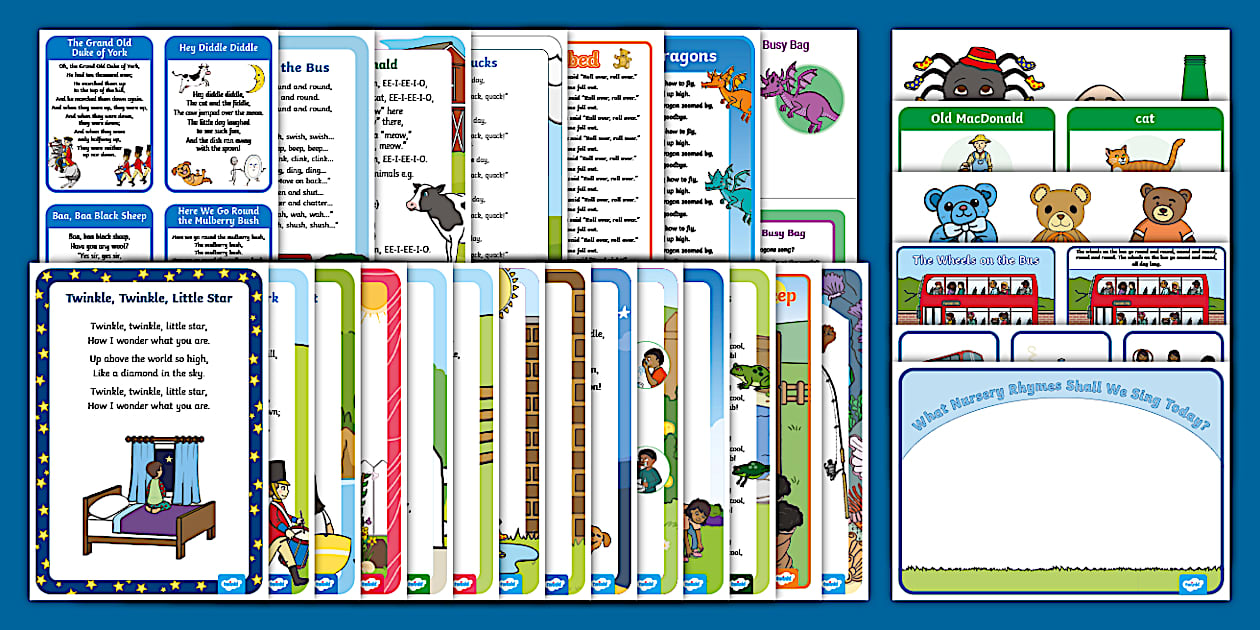 Nursery Rhyme Song Bag - Nursery Rhymes | Twinkl - Twinkl