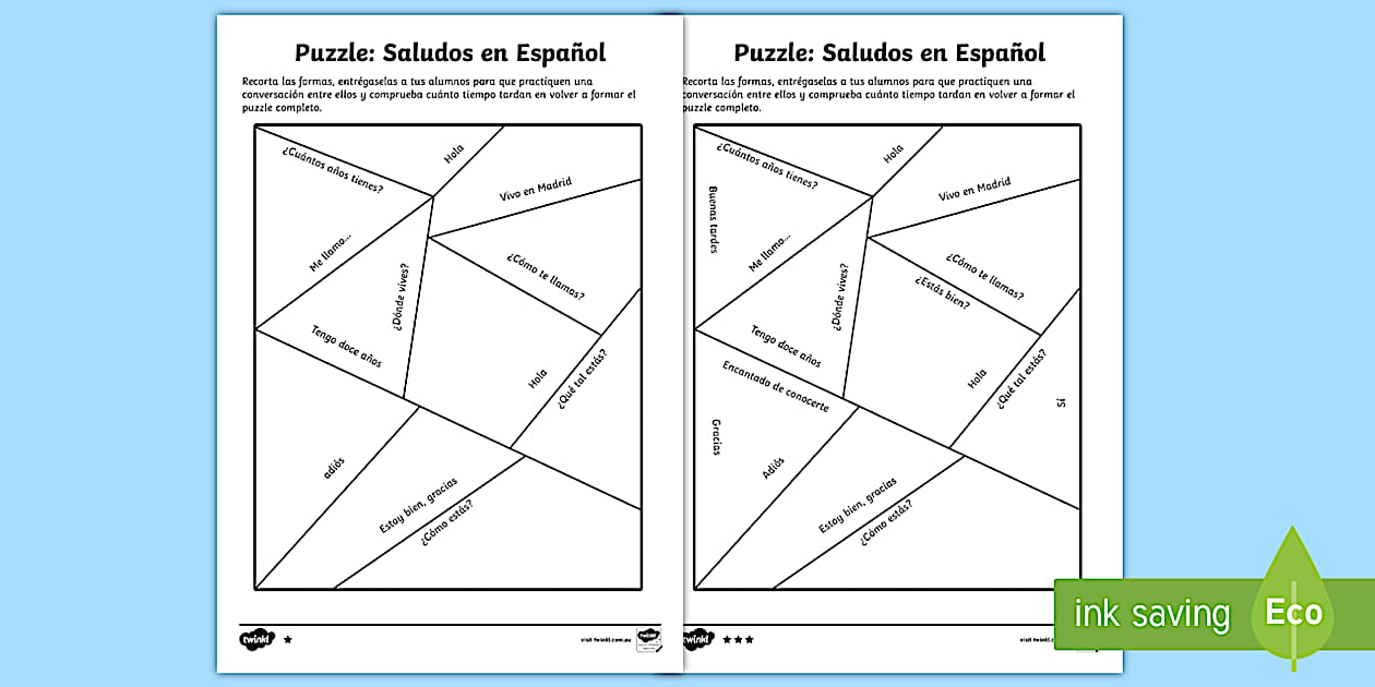 Greetings in Spanish (teacher made) - Twinkl