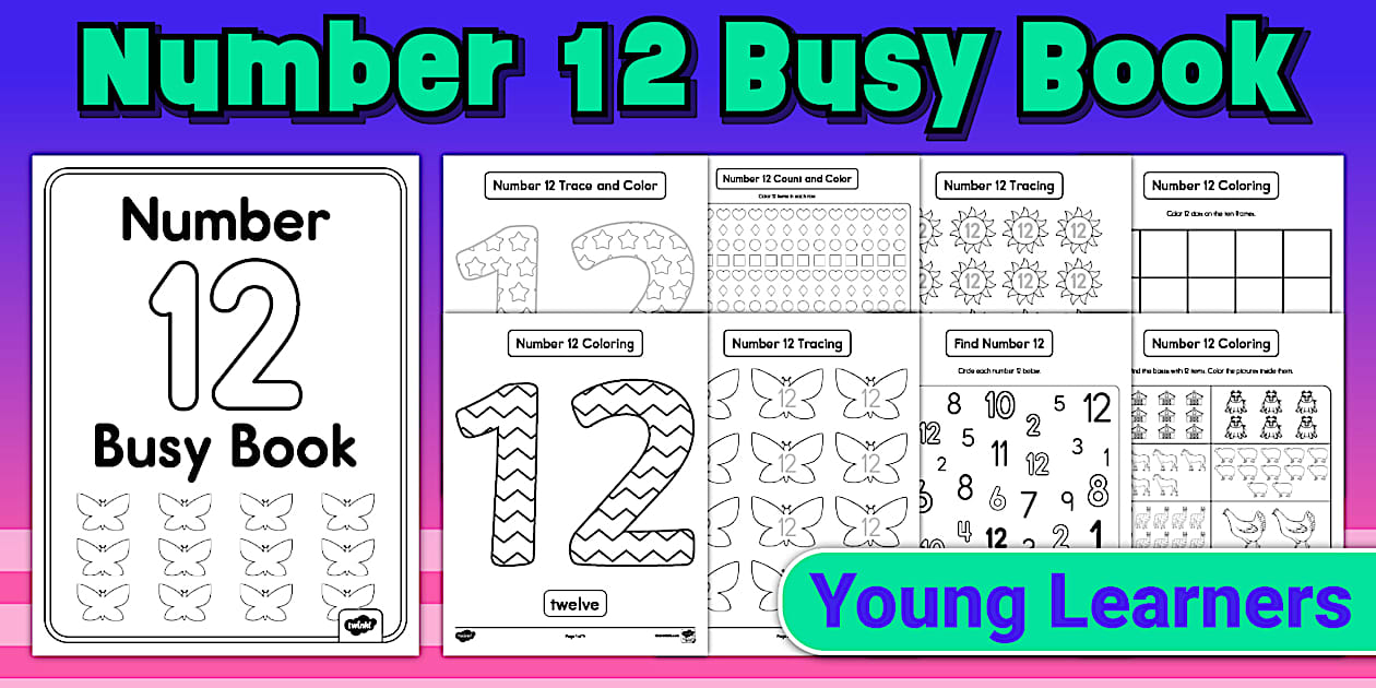Number 12 Busy Book