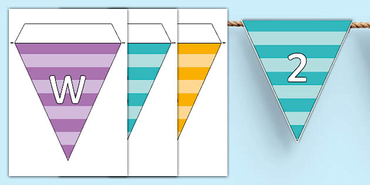 Welcome to Year 2 Display Bunting (teacher made) - Twinkl