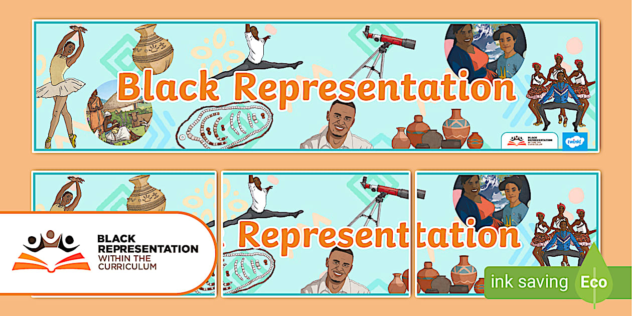 Black Representation Display Banner KS2 (teacher made)