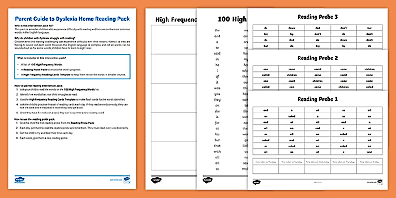 Dyslexia Home Reading Pack (teacher made) - Twinkl
