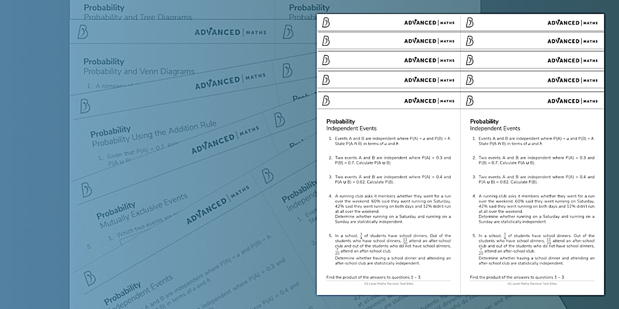 👉 Probability Test Bites (teacher made) - Twinkl
