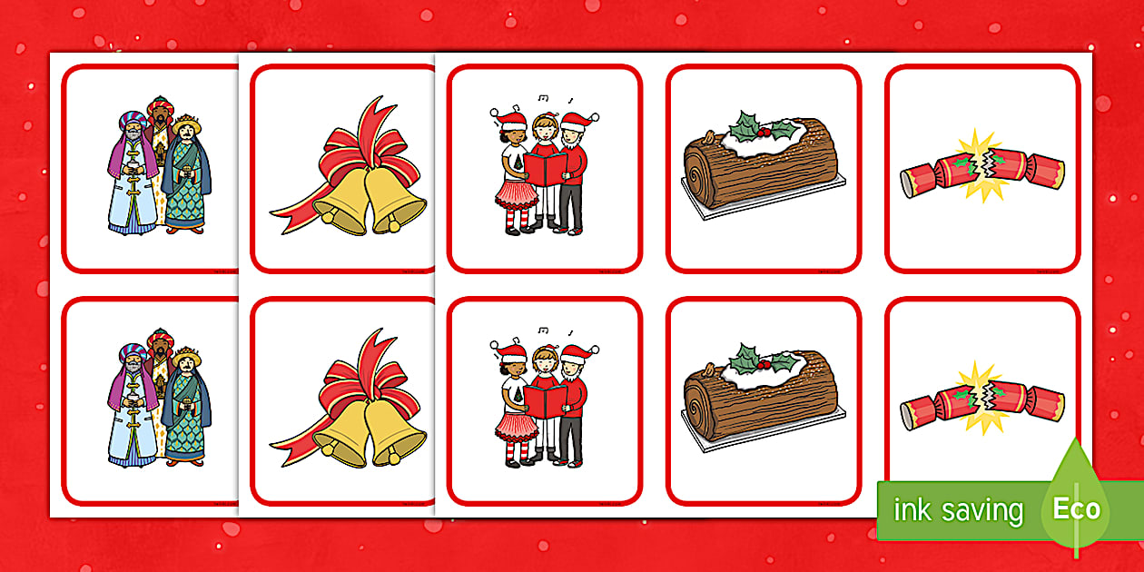 Christmas Matching Game Cards - EYLF - Events (teacher made)