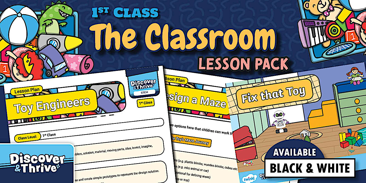 STEM (Engineering) Toy Engineers Resource Pack 1st Class