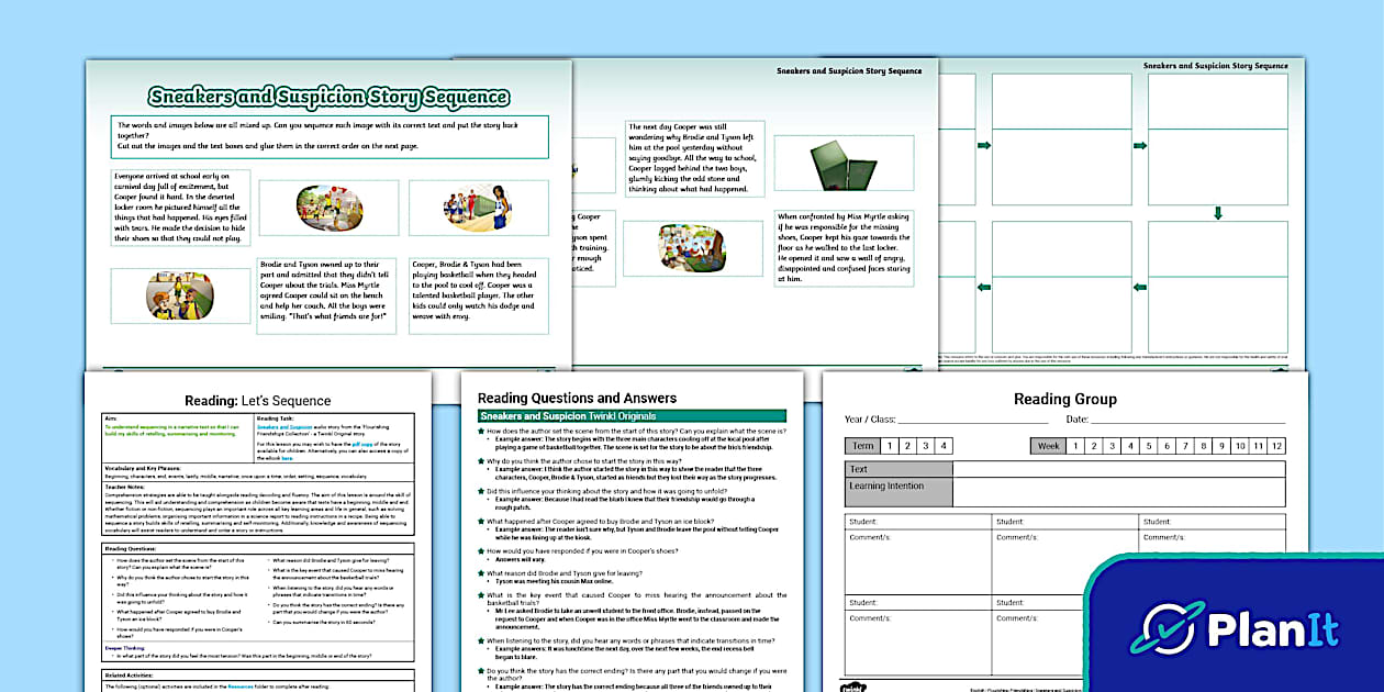 Year 4 Sneakers and Suspicion Reading L3 - PlanIt Aus Twinkl