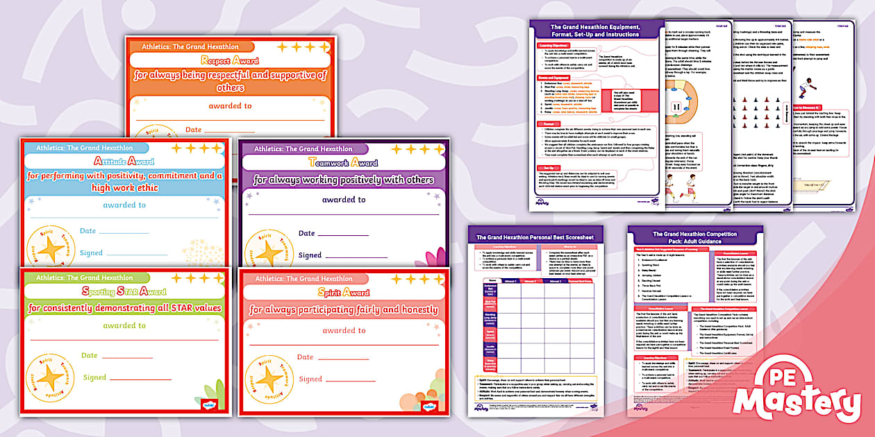PE Mastery: Year 6 Athletics Intra-School Competition Pack