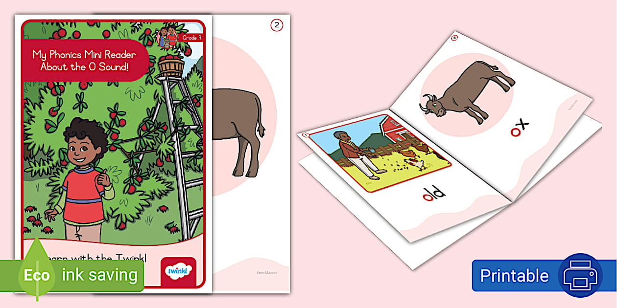 Gr. R Phonics Mini Reader: O Sound (teacher made) - Twinkl