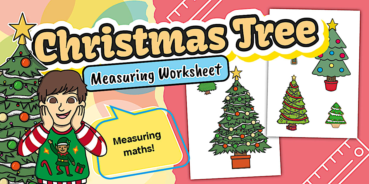 Christmas Tree Measuring Worksheet