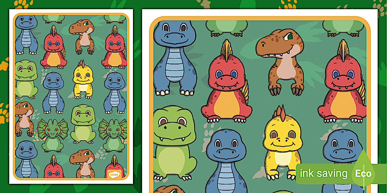 Dinosaur Nursery Print Poster (teacher made) - Twinkl