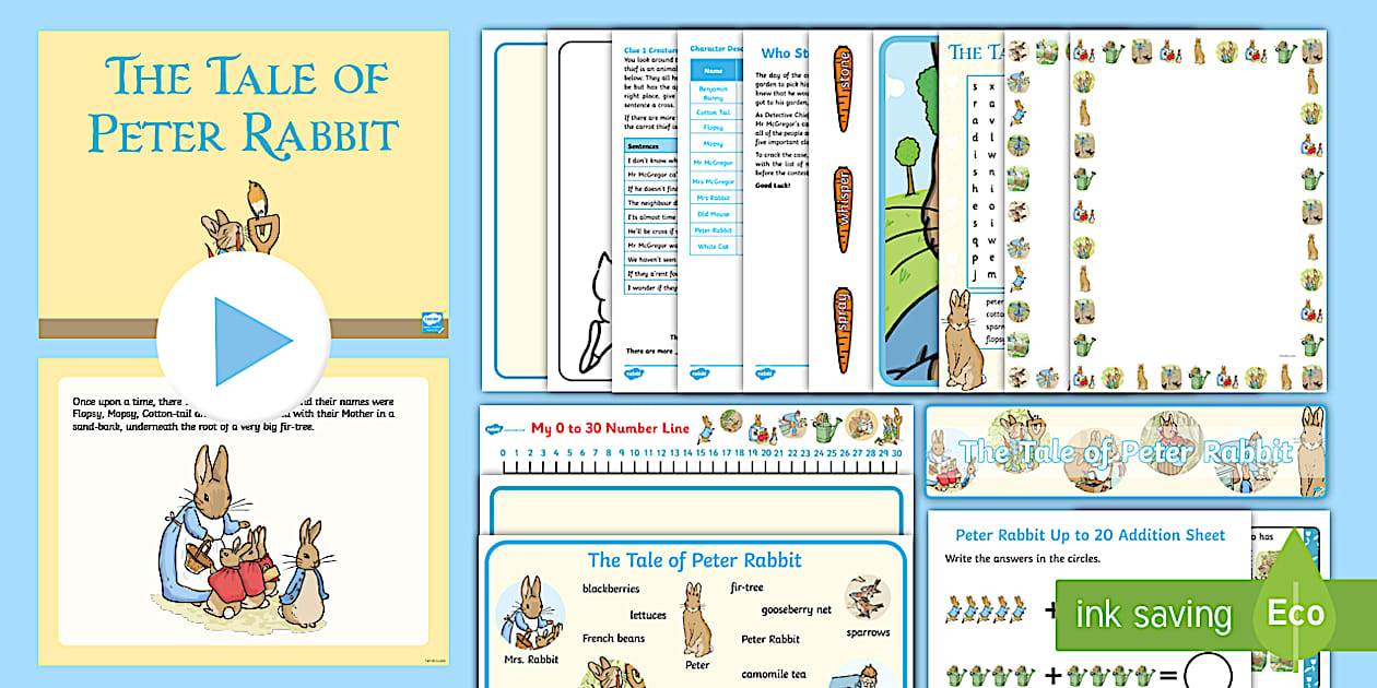 The Tale of Peter Rabbit Resource Pack - The Tale of Peter Rabbit ...