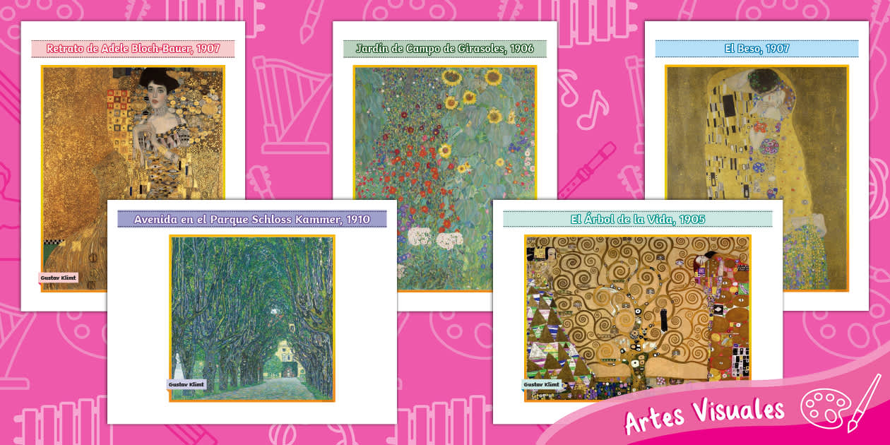 Pack | Fotos | Gustav Klimt | Klimt | (Hecho por educadores)