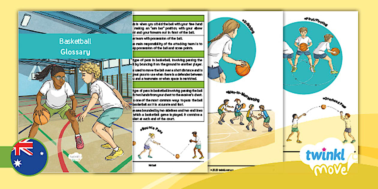 Move PE Year 5 Basketball Glossary - Twinkl