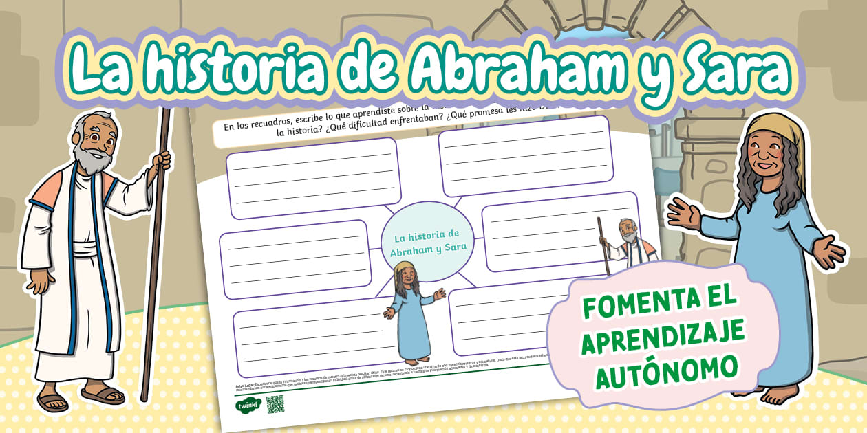 Mapa conceptual: La historia de Abraham y Sara
