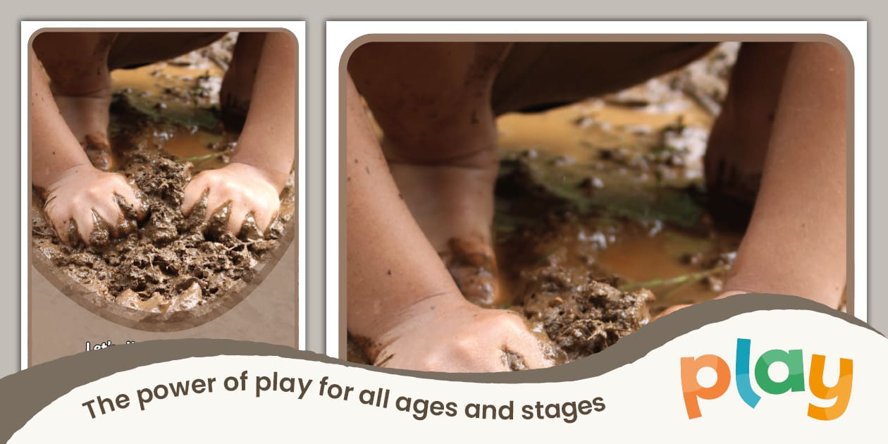 Elemental Play - Exploring Earth Child-Friendly Poster