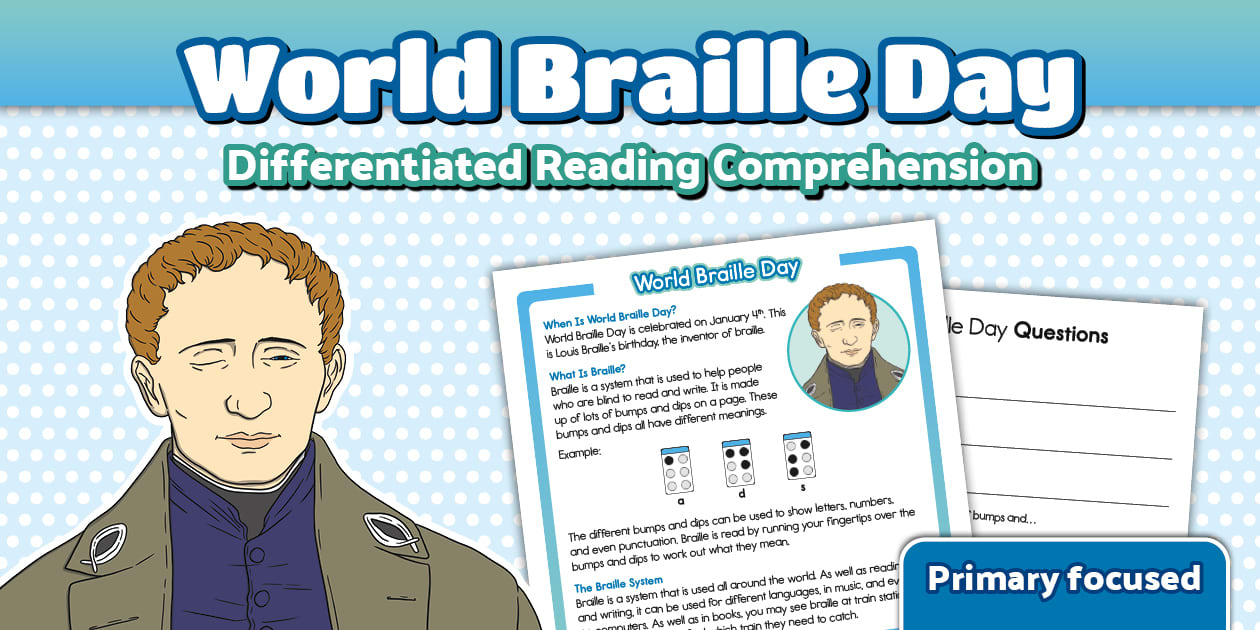 World Braille Day Primary Reading Comprehension
