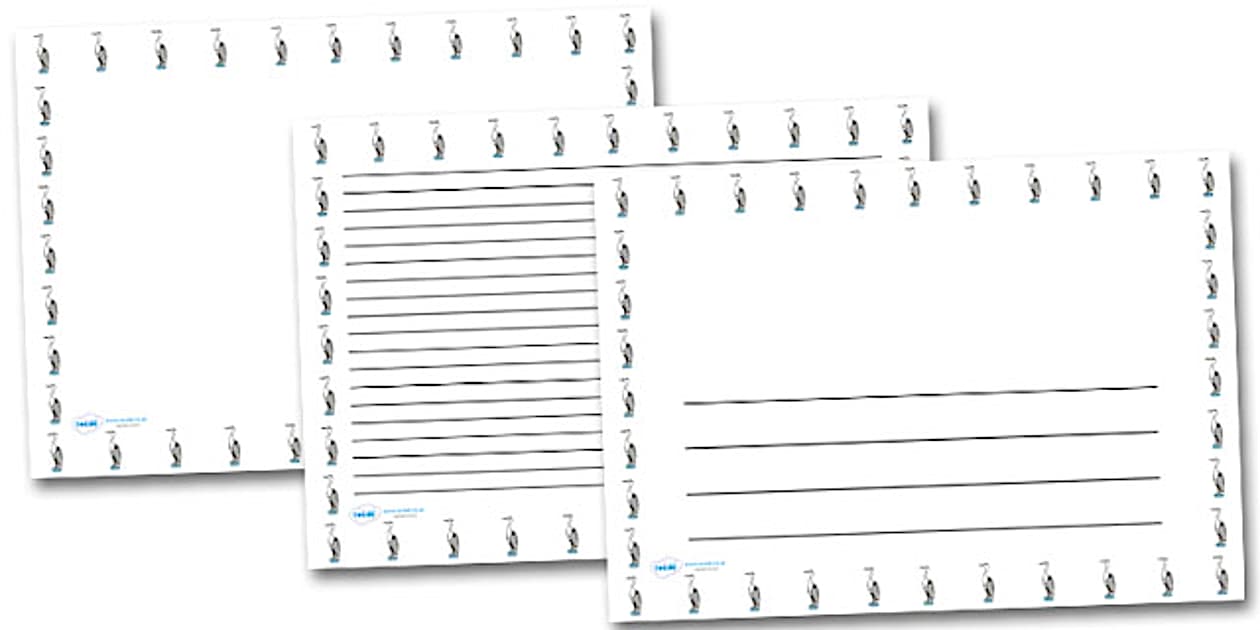 Heron Landscape Page Borders- Landscape Page Borders