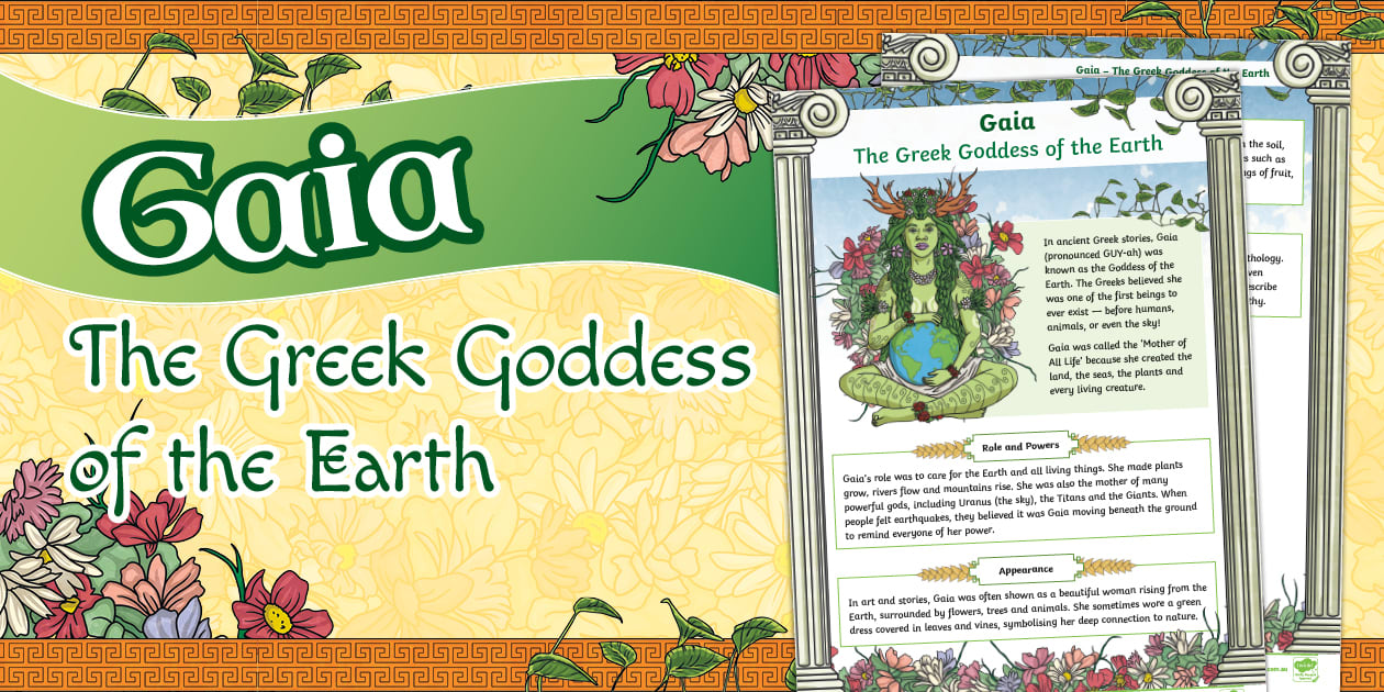 Gaia – The Greek Goddess of the Earth Fact File