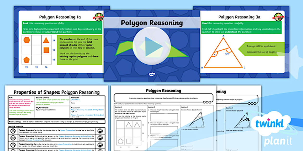 PlanIt Maths Y6 Properties of Shapes: 2D Shapes (4) Lesson Pack