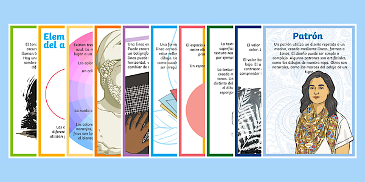 Carteles: Elementos de arte (Teacher-Made) - Twinkl