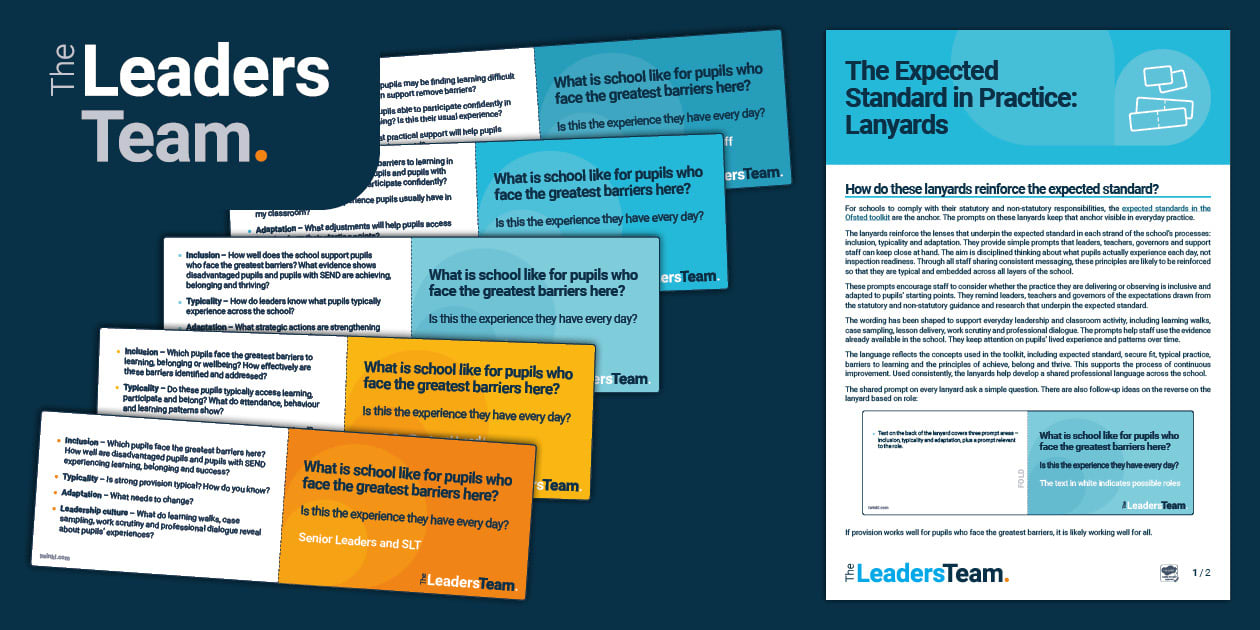 Expected Standard Lanyard Prompts