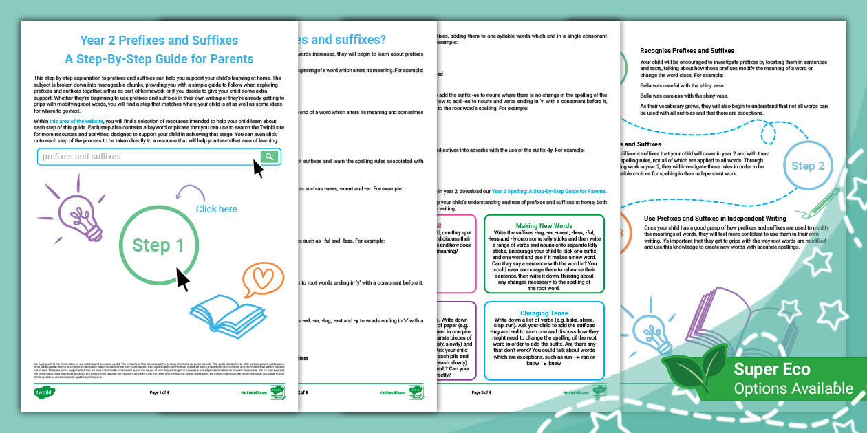 Year 2 Prefixes and Suffixes: A Step-By-Step Guide for Parents