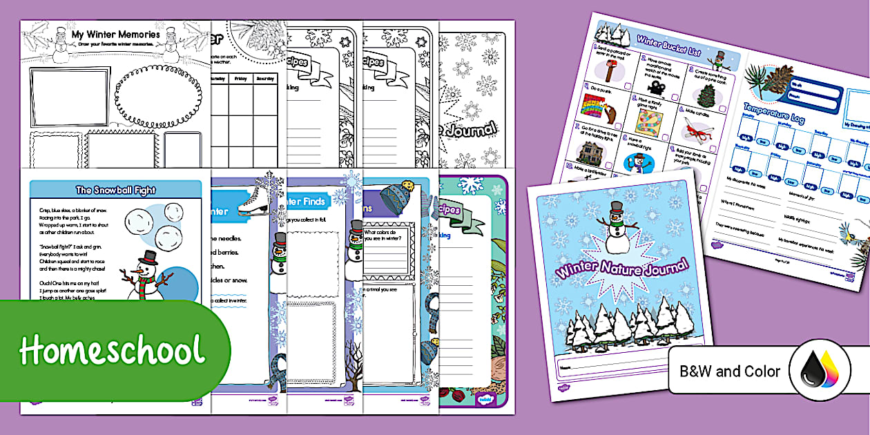 Winter Journal | Nature Resource | Twinkl USA (teacher made)