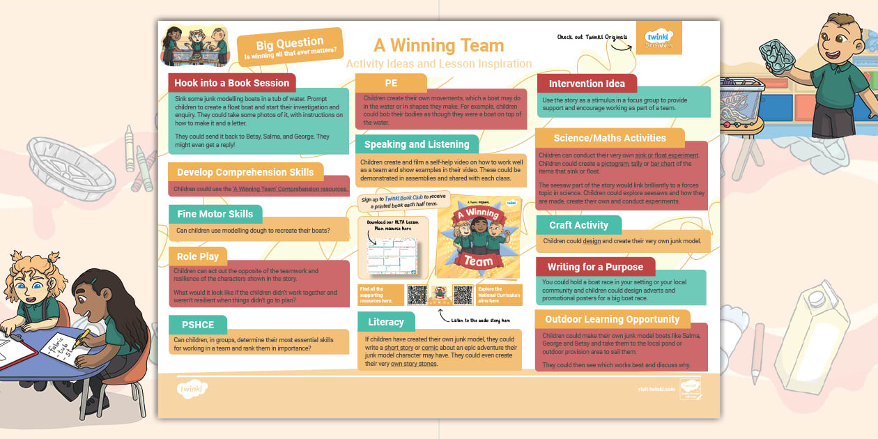 A Winning Team | Activity Ideas and Lesson Inspiration