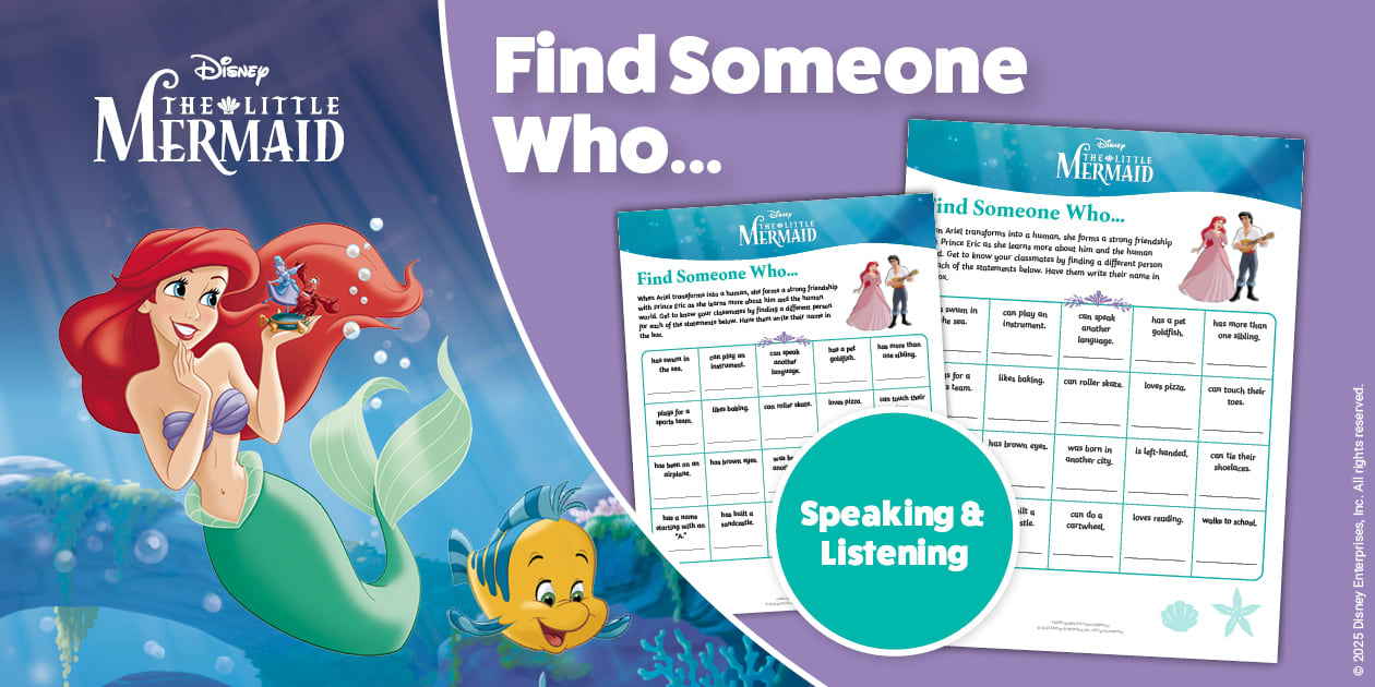 The Little Mermaid: Find Your Voice—Speaking and Listening