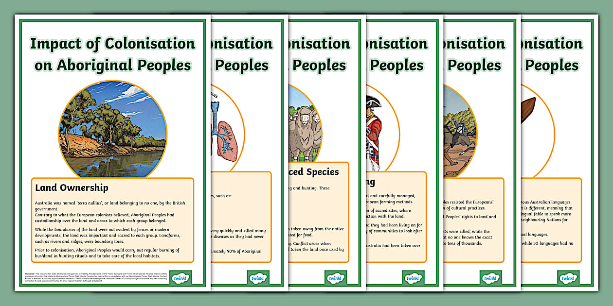 Impacts of Colonisation Display Posters | Twinkl - Twinkl