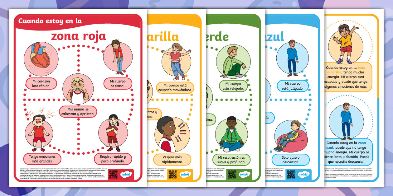 Regreso a clases - áreas de regulación - Twinkl