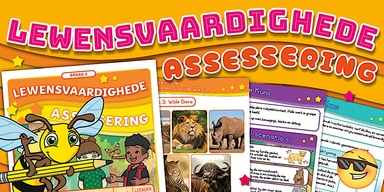 Graad 2 Lewensvaardighede Kwartaal 2 - Assessering en Memorandum