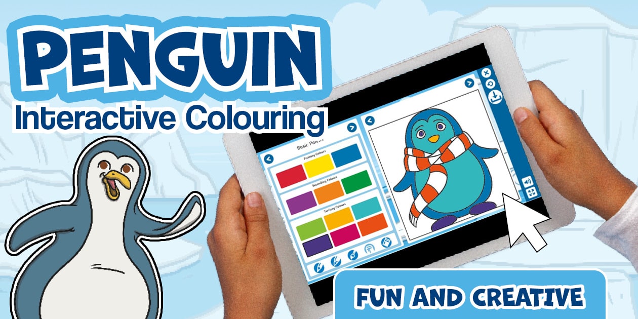 * NEW * Foundation Phase Life Skills - Penguin - Interactive Colouring ...
