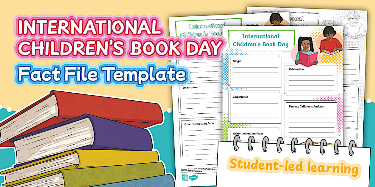 International Children's Book Day Fact File Template