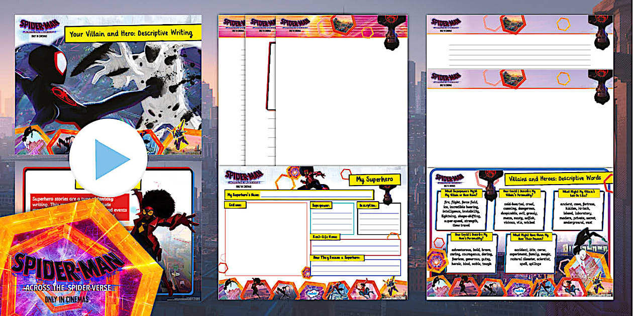Spider-Man™ Descriptive Writing Pack | Heroes and Villains