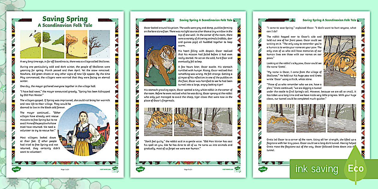 KS2 Take It Outside — Spring Short Stories Classroom