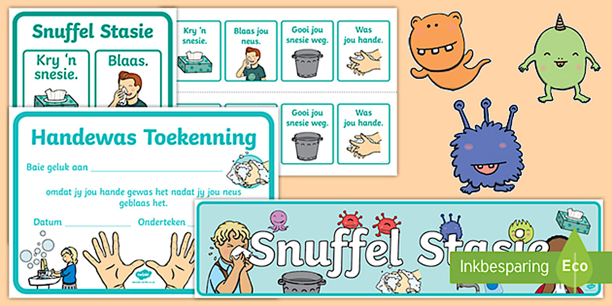 Higiëne Snuffel Stasie Pak (teacher made) - Twinkl