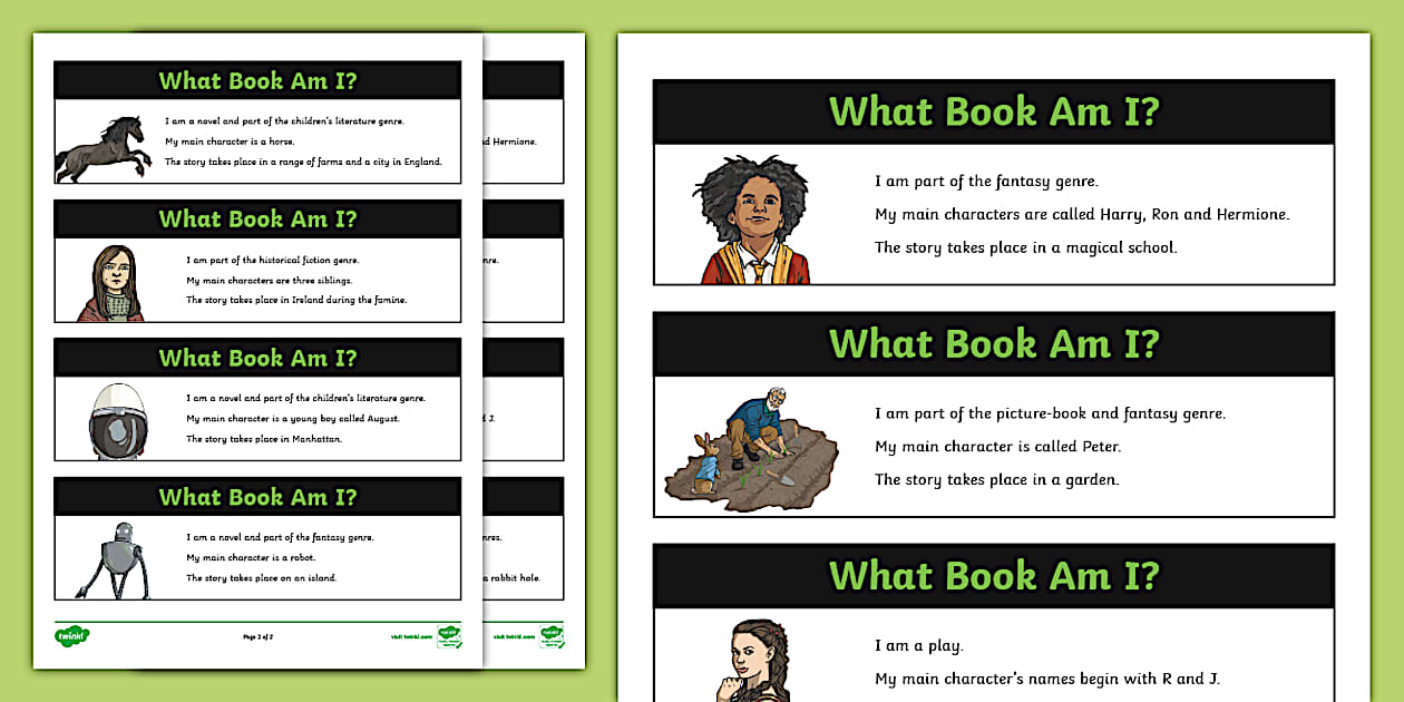 What Is the Book? Guessing Game (teacher made) - Twinkl